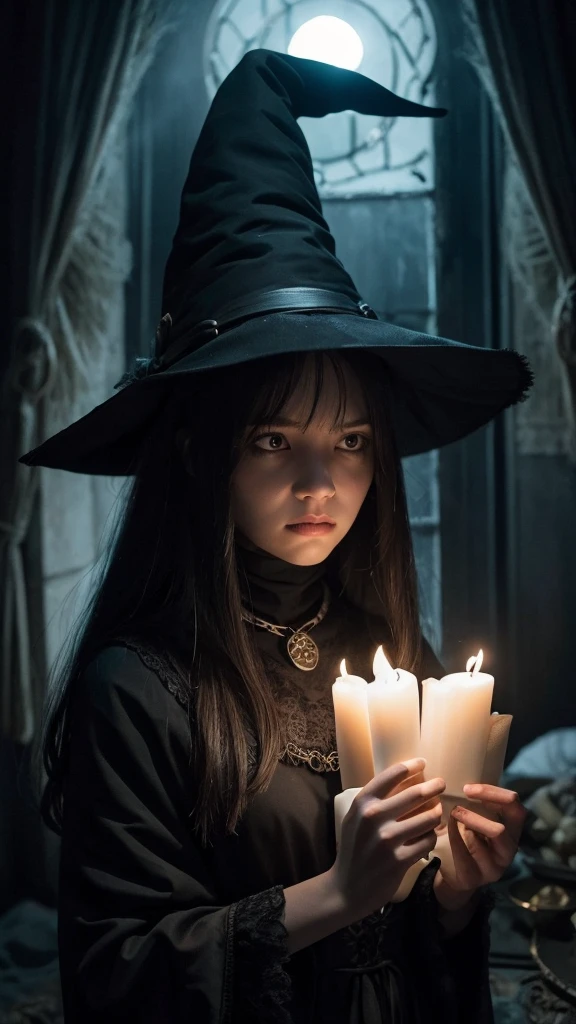 Wife witch Creepy suspicious Dark atmosphere - SeaArt AI