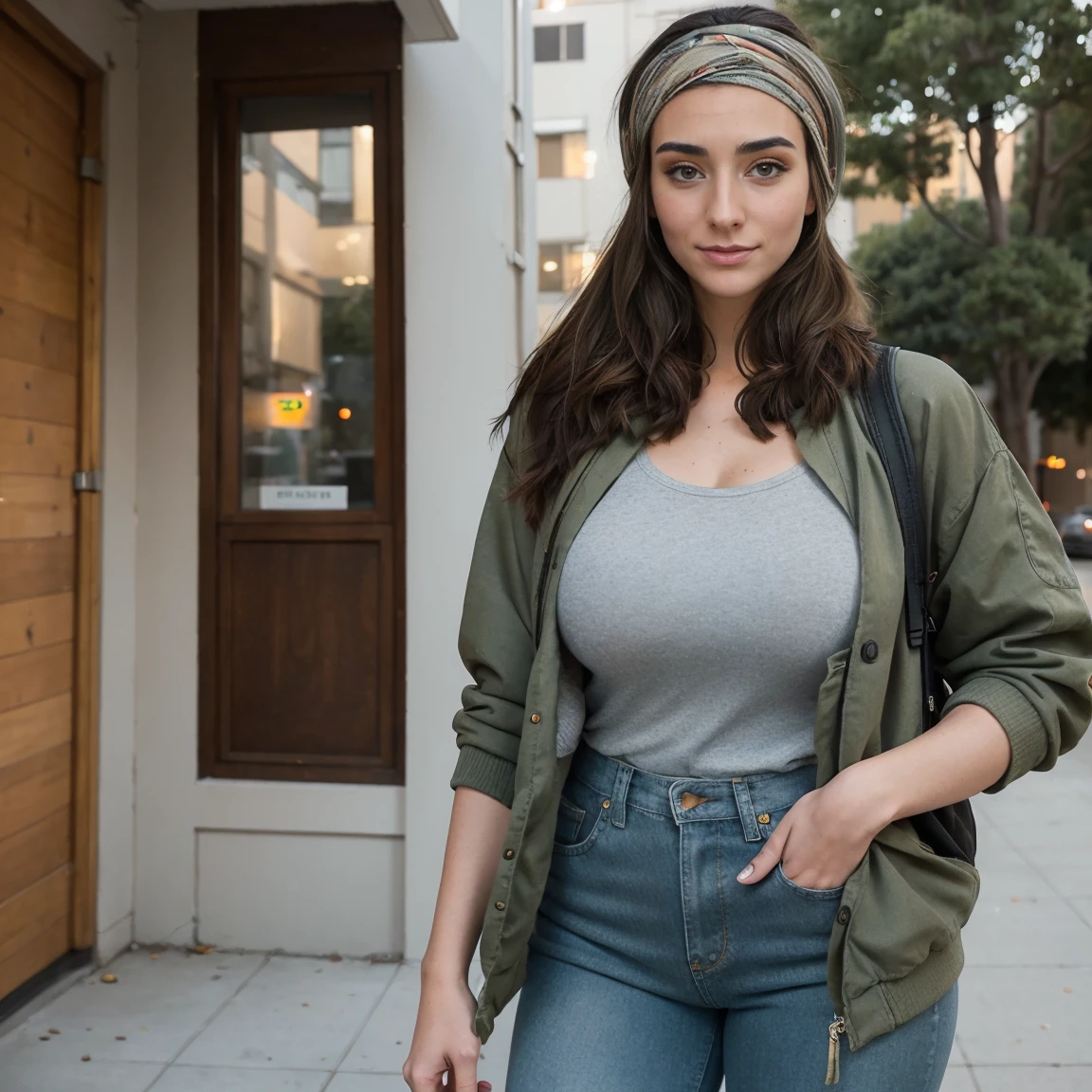 Extremely busty thin and toned brunette photographer, college girl ...