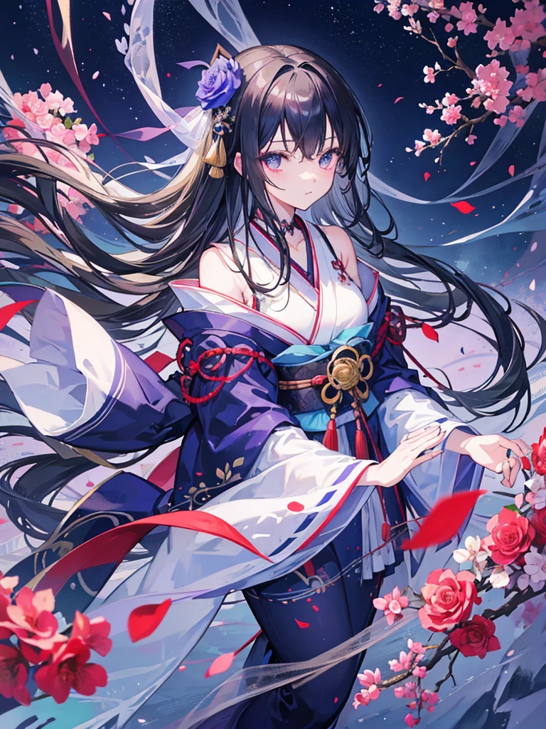 Anime illustration、masterpiece、Highest quality、One girl、Long straight ...