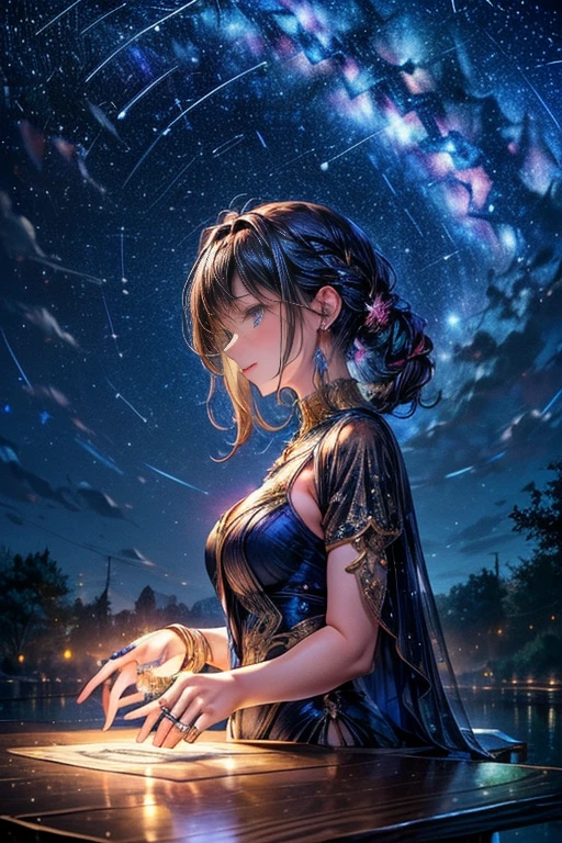 Top quality, future world, State-of-the-art astrology, Beautiful Woman - SeaArt AI