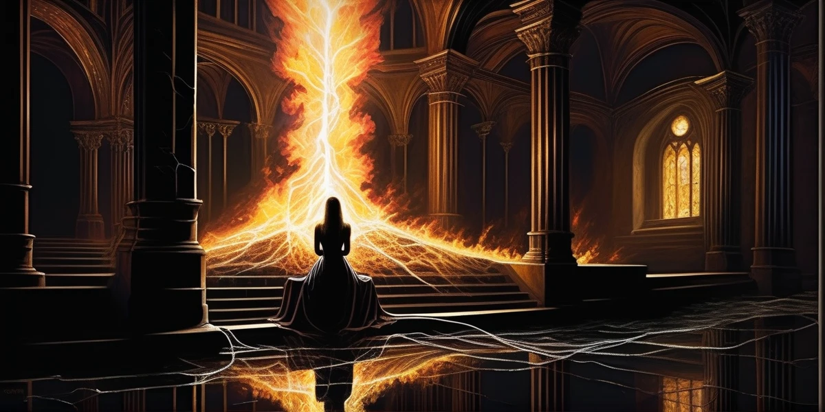 Darkness within, tearing you apart, depicted in an amazing, hyper ...