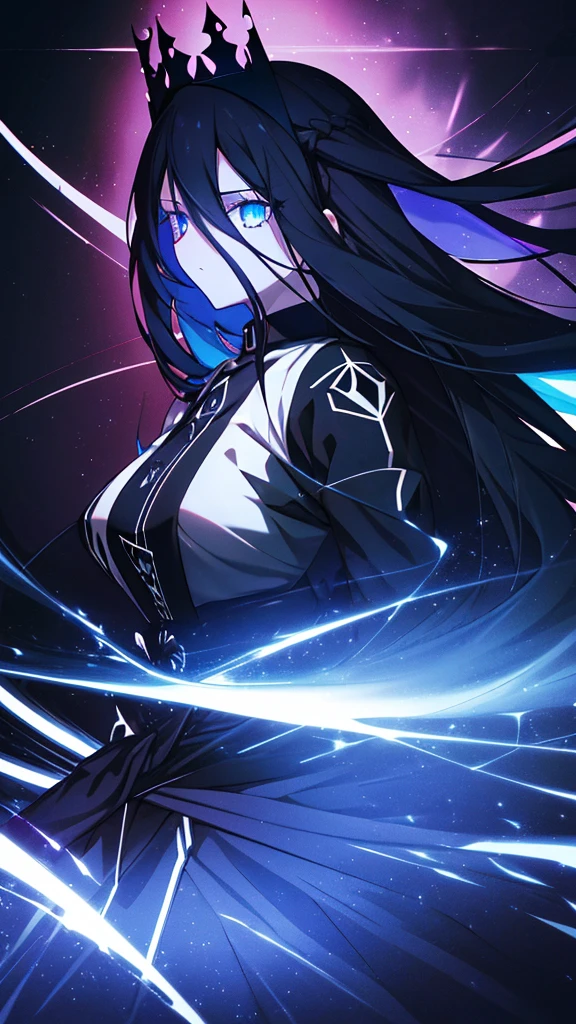 Best quality, extremely detailed, anime style girl, long hair down to ...