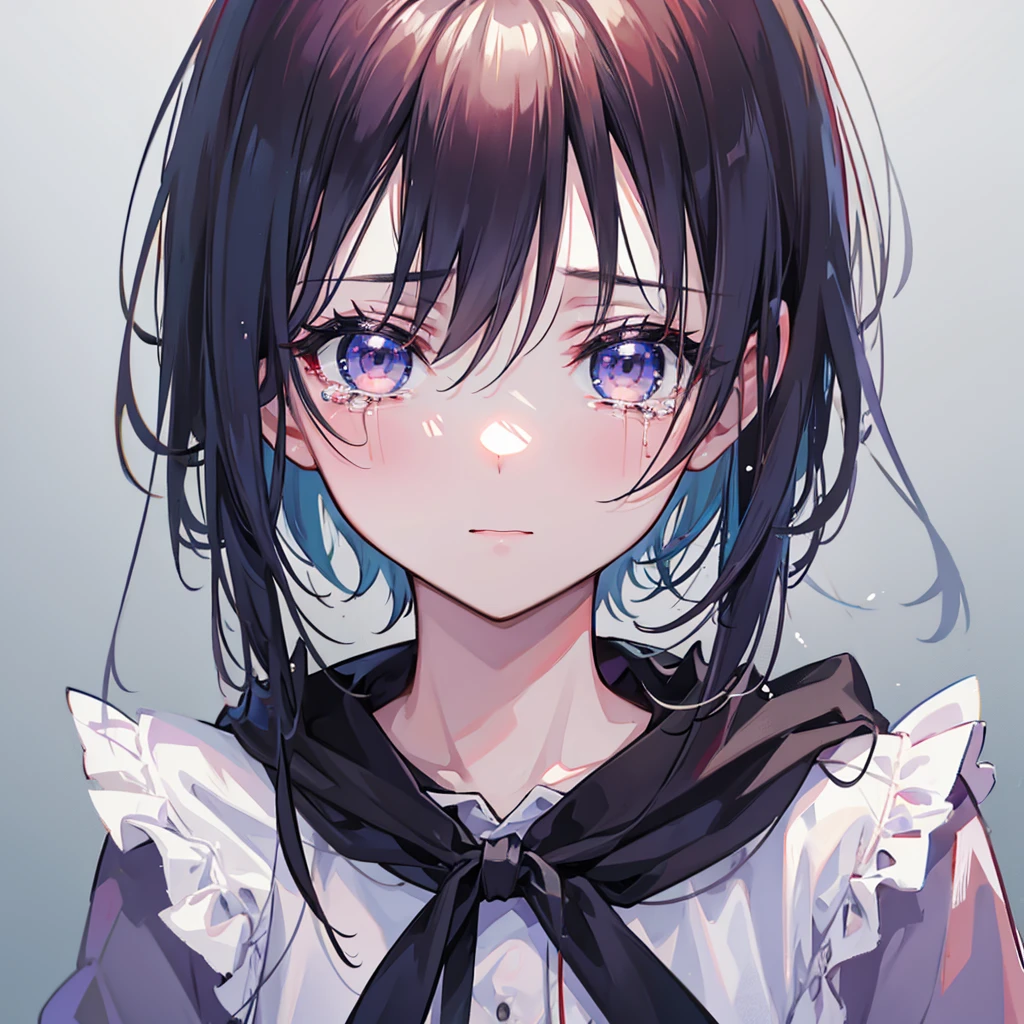 Crying girl - SeaArt AI