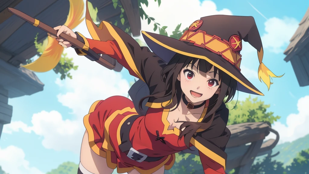 Skinny Megumin masterpiece, Best quality, fan art, Drawing, digital ...