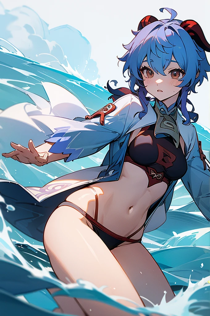 Ganyu genshin impact bikini - SeaArt AI