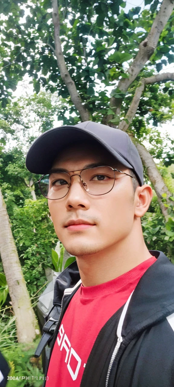 (Men)), (head shot), (front view), (half body view), (Handsome muscular ...