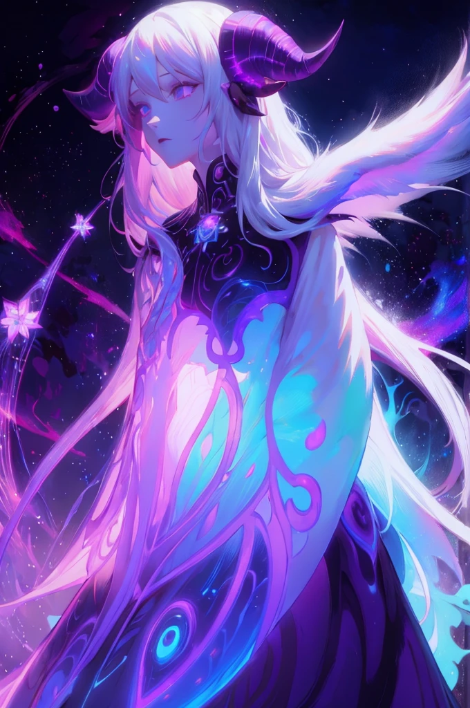 Designed by nty, One Little Girl, solo, 8k, hyper HD, Albino demon girl ...