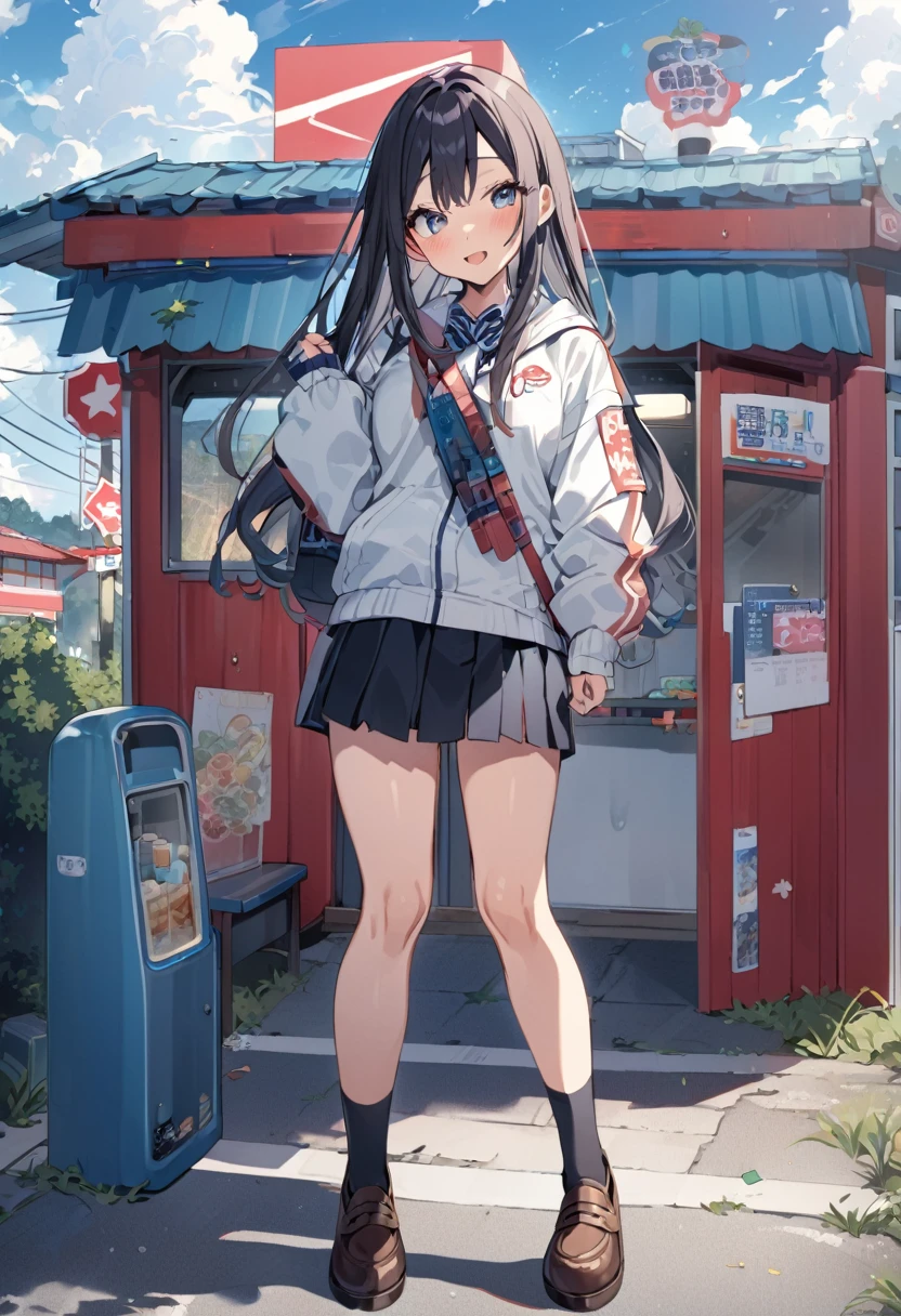 High school girl Roadside Station Goka - SeaArt AI