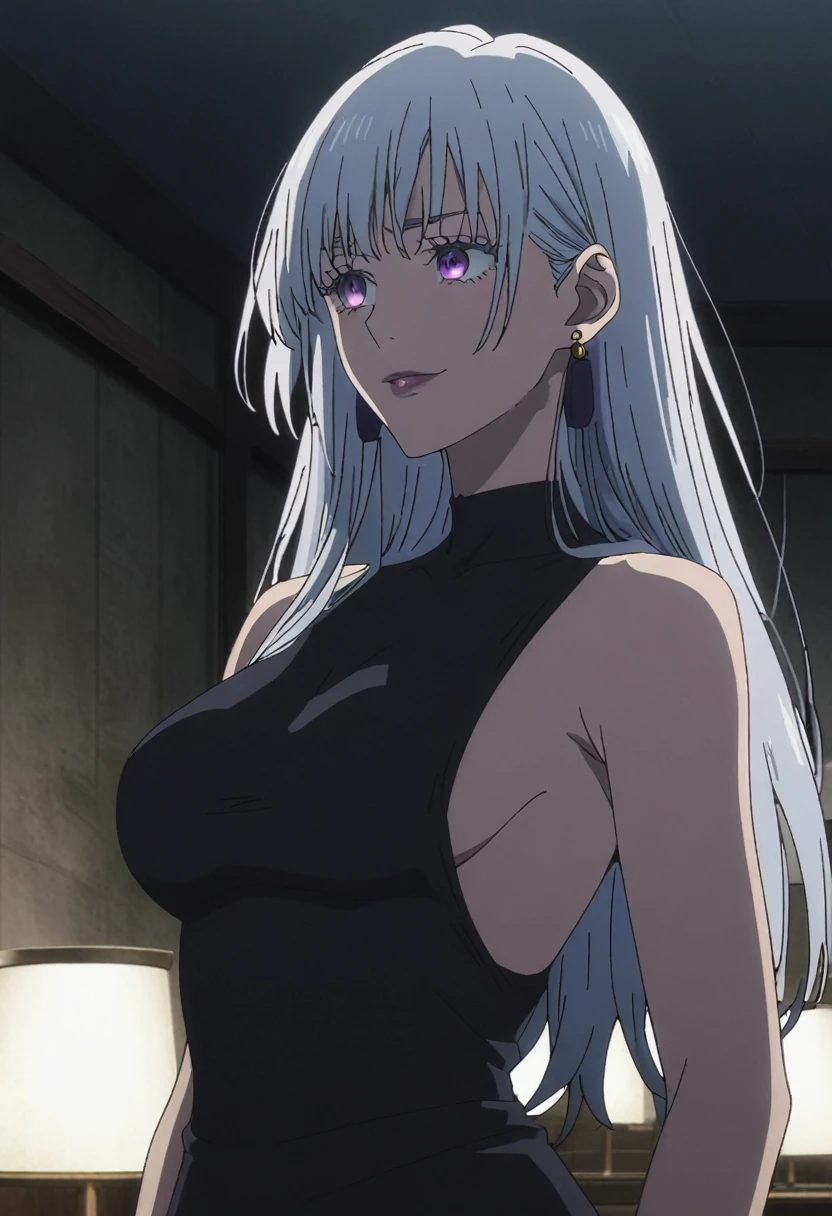 1girl, female gojo satoru, anime screencap from jujutsu kaisen - SeaArt AI