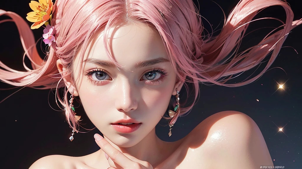 One girl, alone, flower畑, flower, (Official Art, unity 8k wallpaper ...