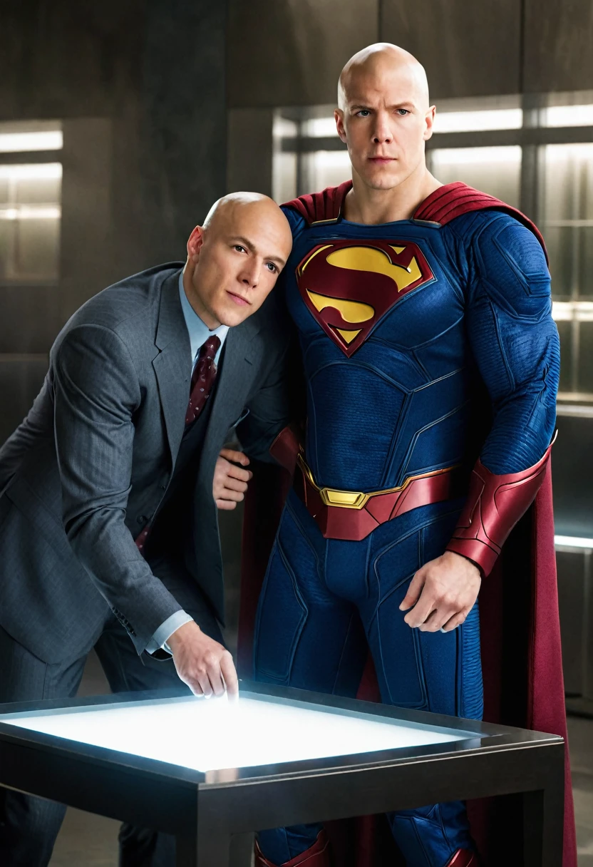 A high-quality photo of Lex Luthor's entire body, played by Michael ...