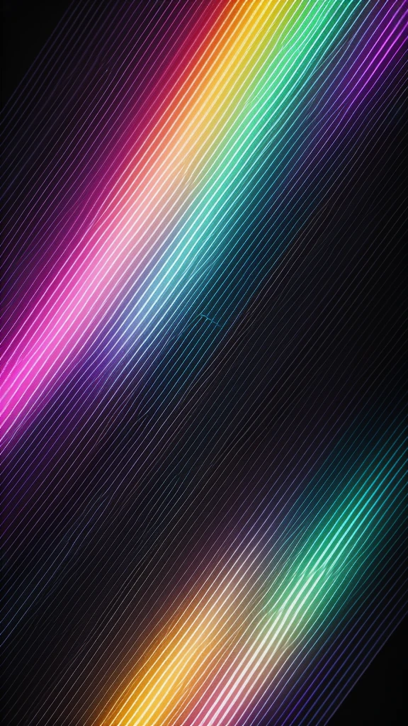 Mechanically adjusted Black background Colorful linear flash beautiful ...