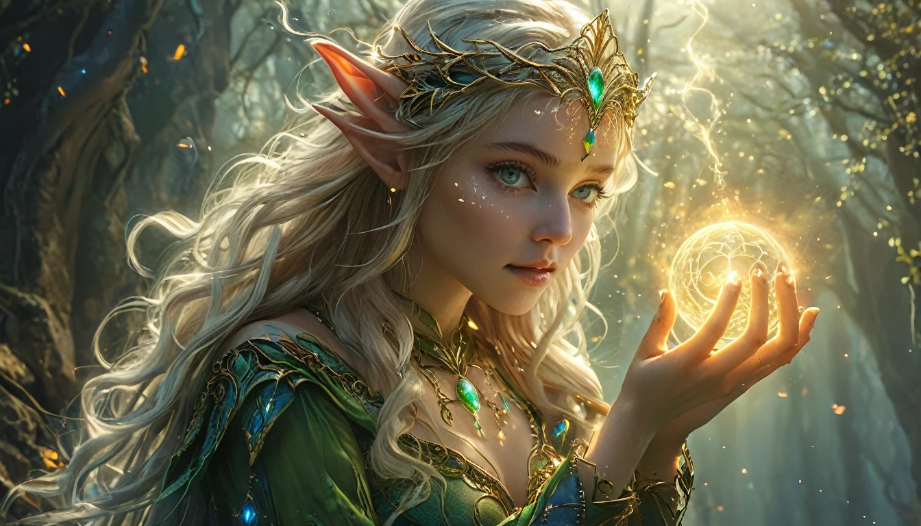 (anime, fantasy, eyes on me), (best quality, highres, HDR:1.2 - SeaArt AI