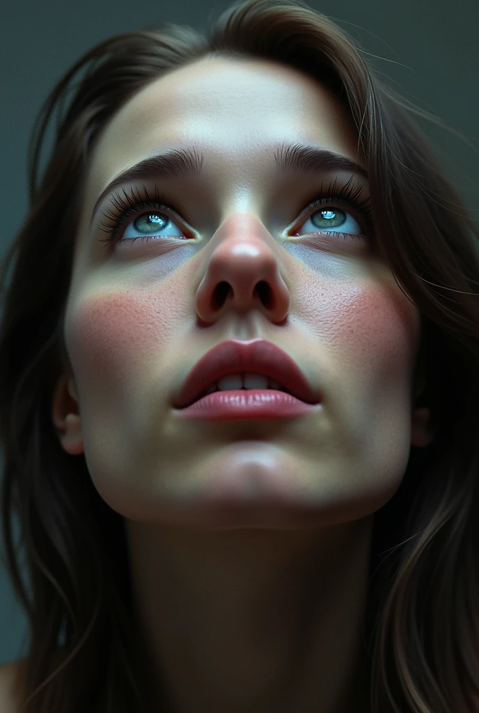 A face front look up - SeaArt AI