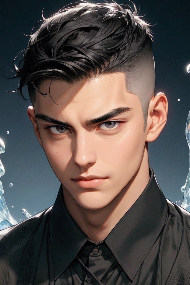 1 young man, (20 years AS adult), tall , stronger, Sharp eyes - SeaArt AI