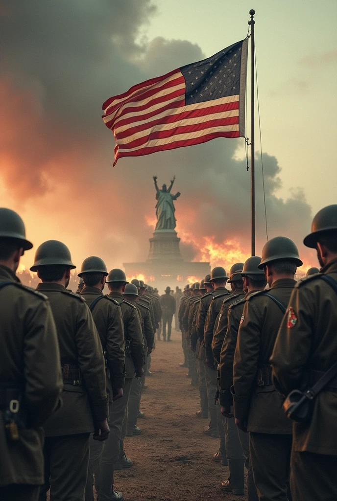 US entry into World War I - SeaArt AI