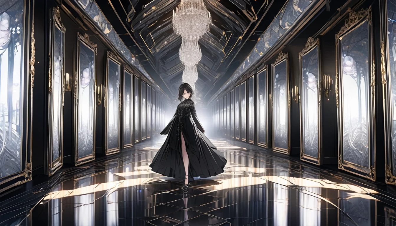 **230. One person。An infinite hall of mirrors。mysterious＋Illusion ...