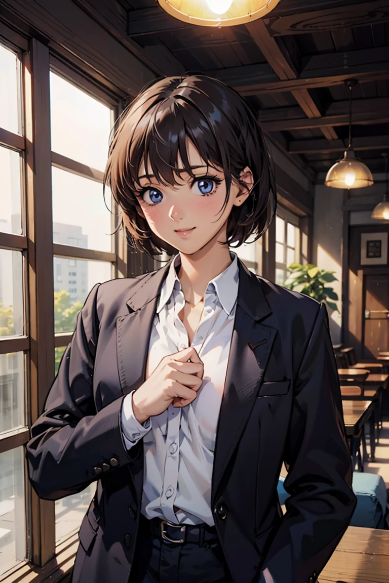 A man's hand reaches for a girl's butt,Opening a Crack - SeaArt AI