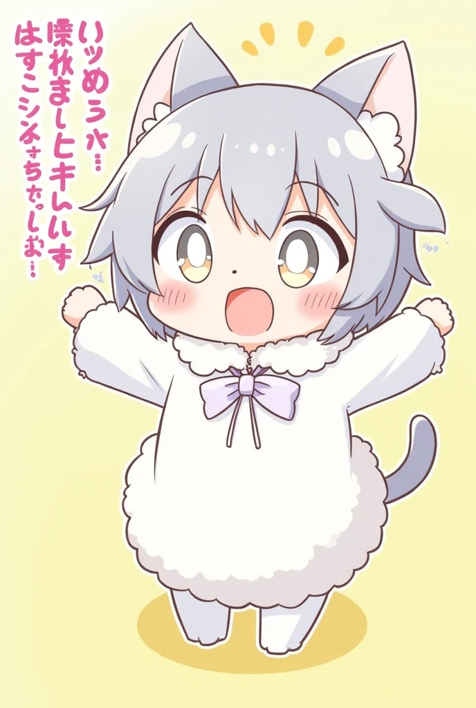 「Kazu-chan Meow meow meow」Please make it in A3 size so that it can be ...