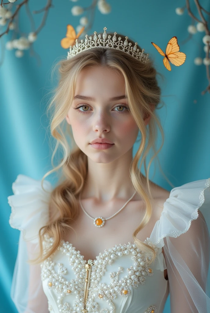 Photograph of a 16 year old girl, perfect face, masterpiece, princess ...