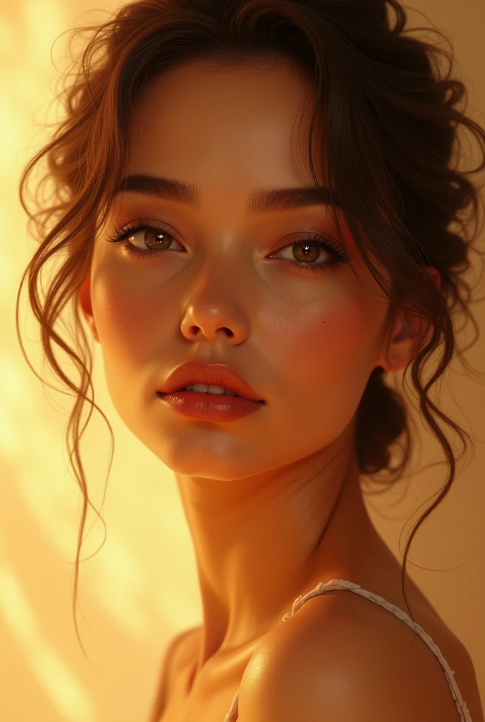 Make her golden brown skin - SeaArt AI