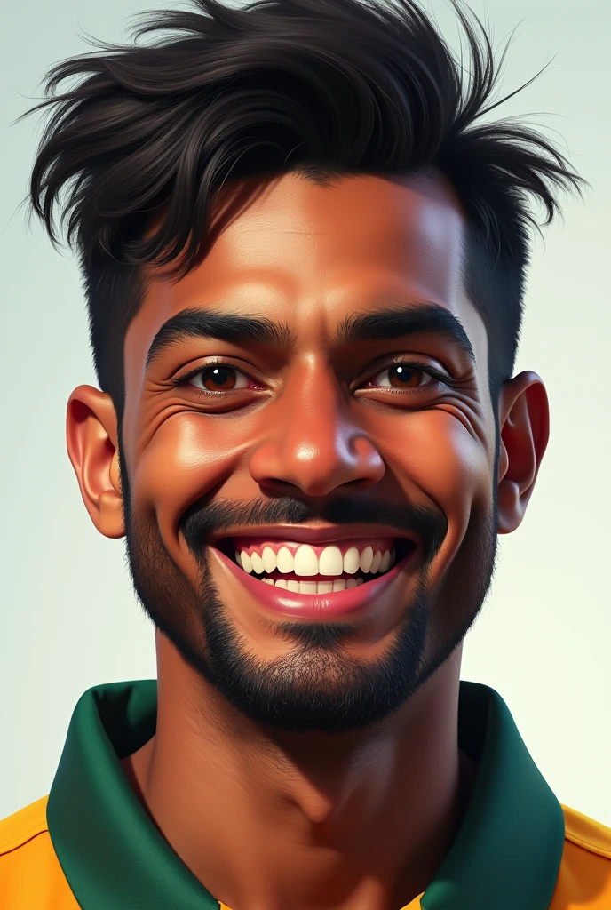 Pathum nissanka happy realistic graphic face - SeaArt AI
