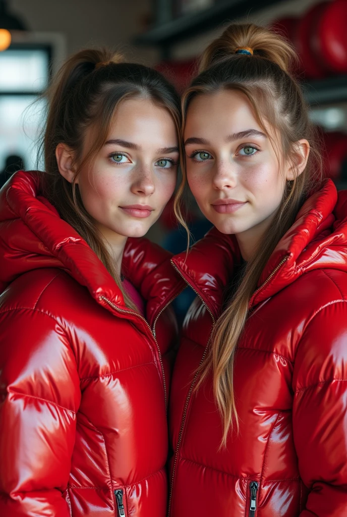 a slim ponytail 16 year old girl and her bestie,beautiful detailed eyes ...