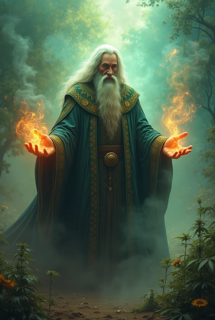 Wizard and Marijuana - SeaArt AI