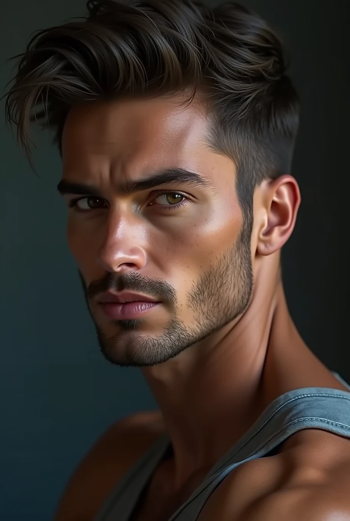 Handsome man, 1 person, beautiful detailed eyes, beautiful detailed ...