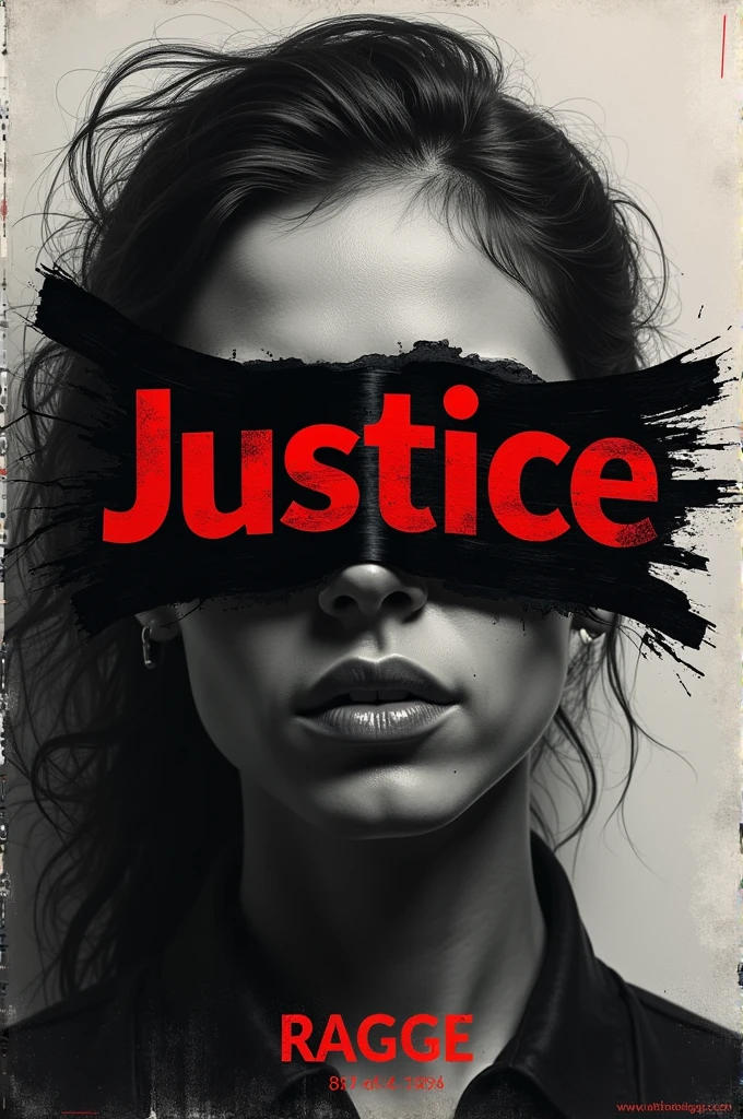 "Design a stark anti-ragging poster with the title 'Silence the ...