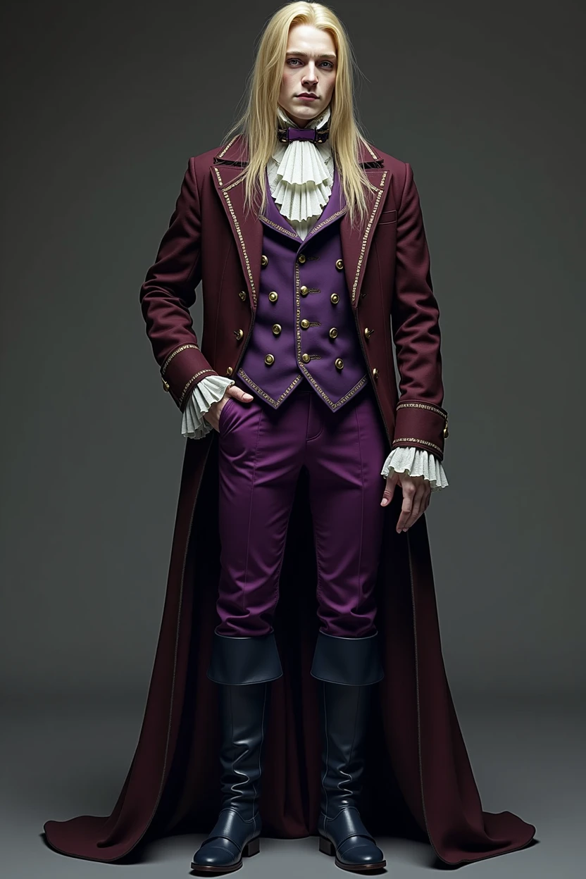 Pale and tall man, who looks to be 30-35 years old. It has long - SeaArt AI