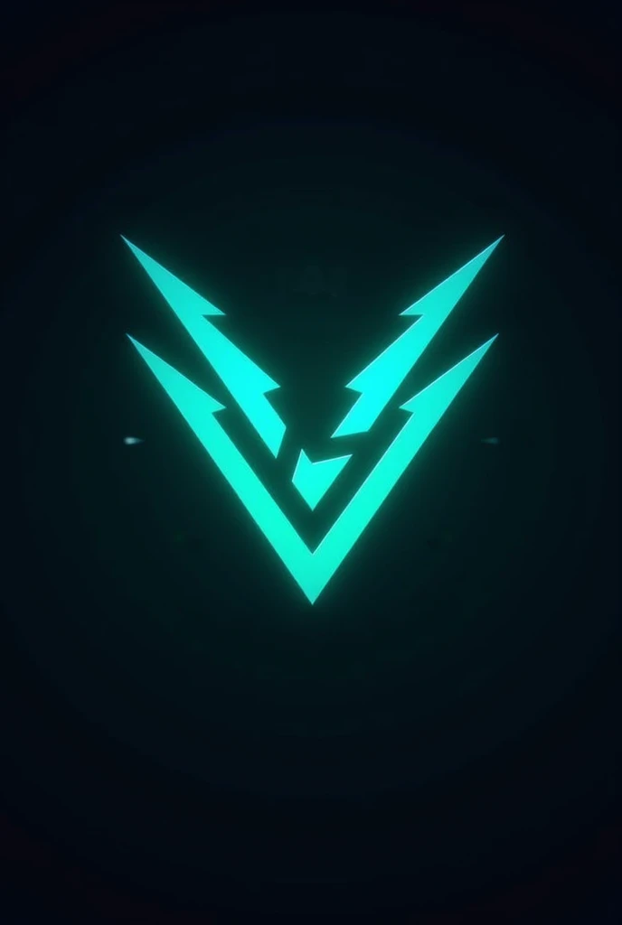 Create a logo in an esports style for Valorant, with a teal color ...