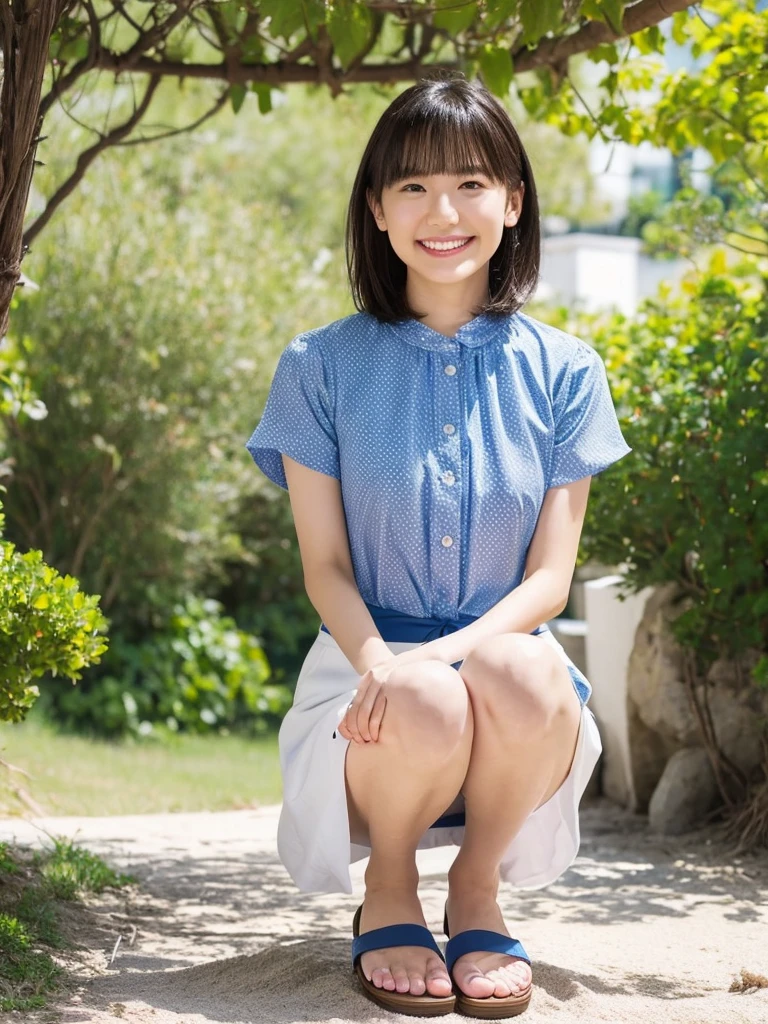 美しい日本人女性ほっそりとした美しさ細身の体全裸の 全身ショット フロントショット立っている頭からつま先までの写真