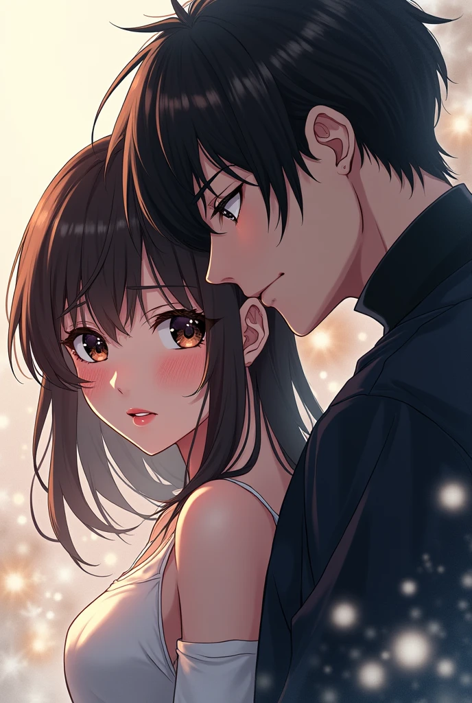 I want 2 profile pictures anime manga version one with a shy girl with ...