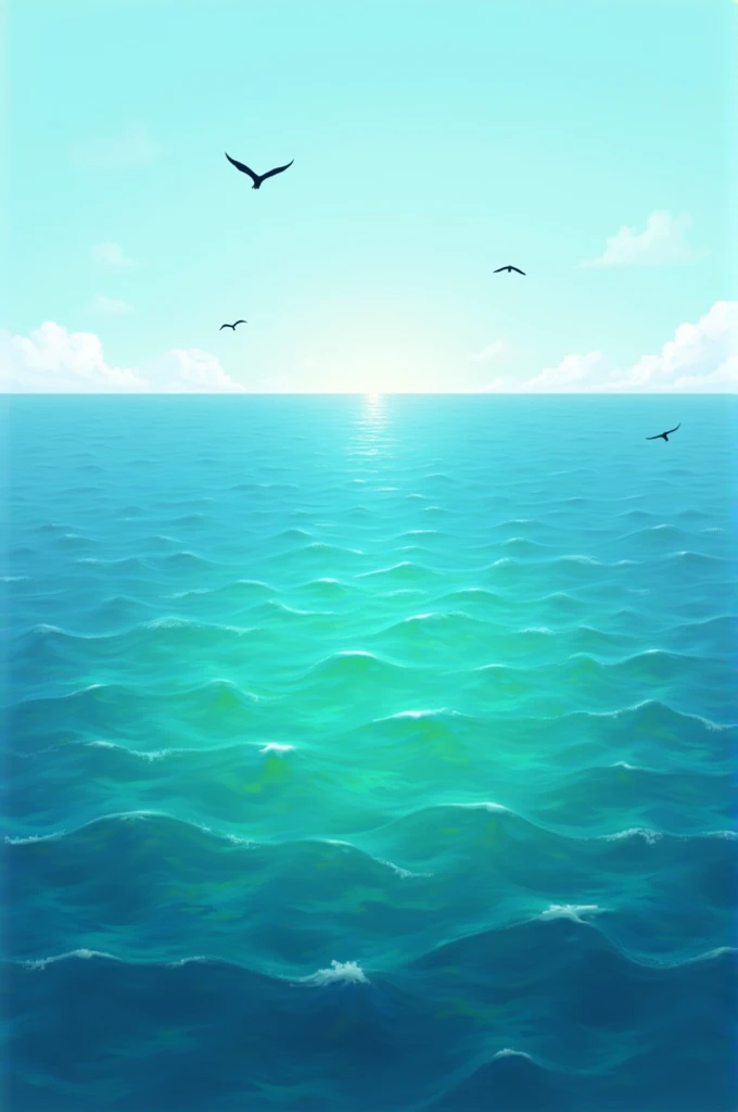 Ocean 2D background - SeaArt AI
