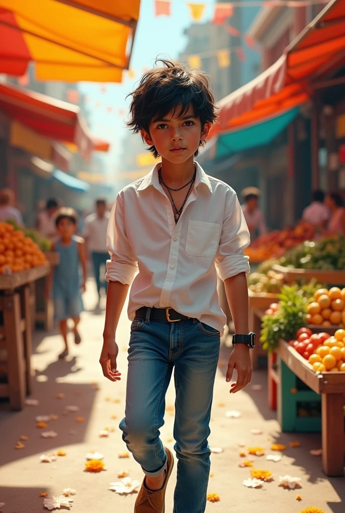 A boy how is very ghamandi - SeaArt AI