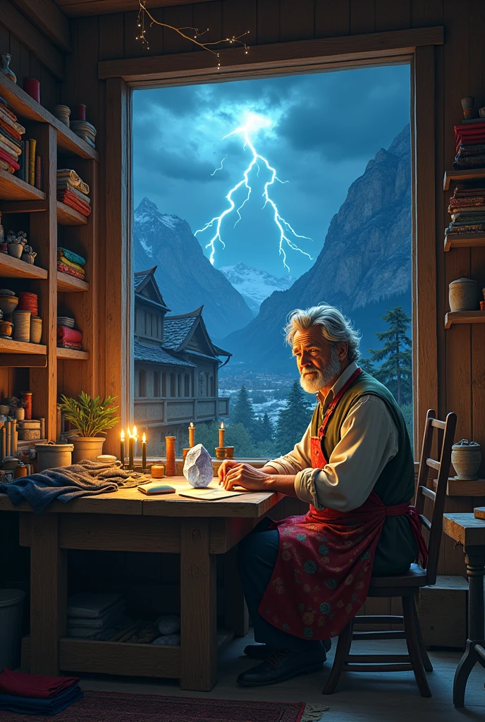 In a small village nestled between the mountains, lived a humble tailor ...