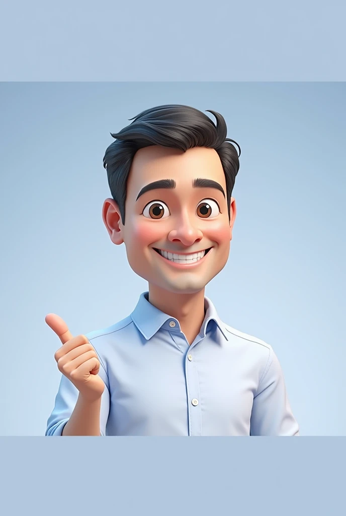 The image should depict a stylized, an animated character, stylized ...