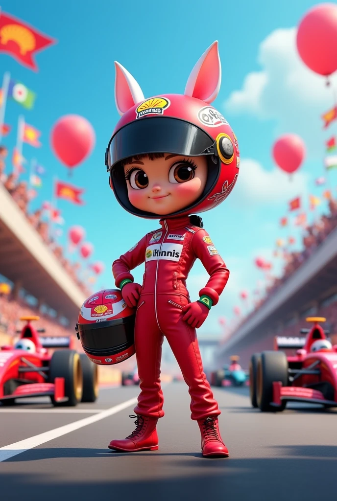 PUCCA in f1 clothes - SeaArt AI
