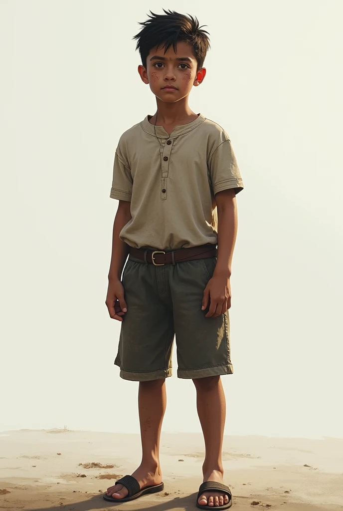 A boy alone but strong - SeaArt AI