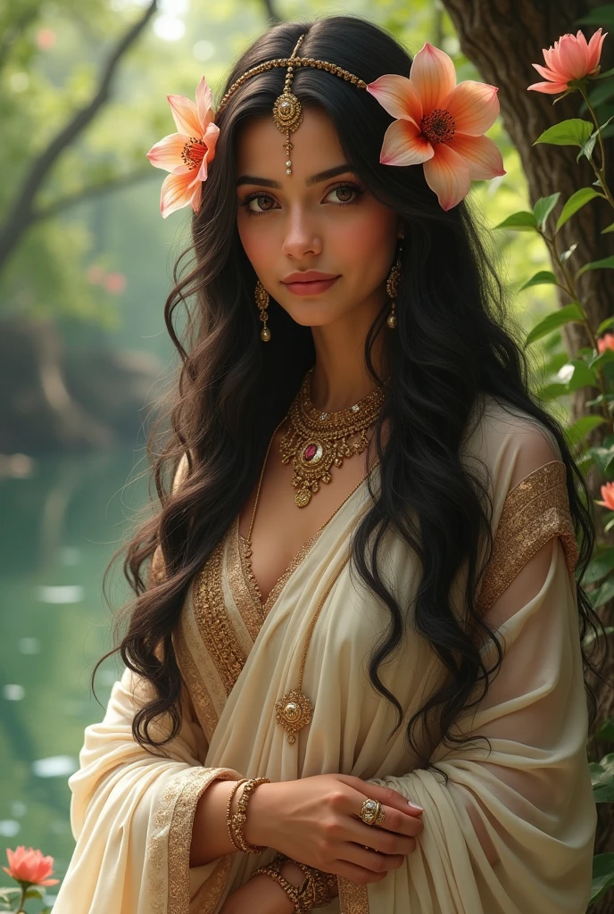 Hindu woman aged 22 - SeaArt AI