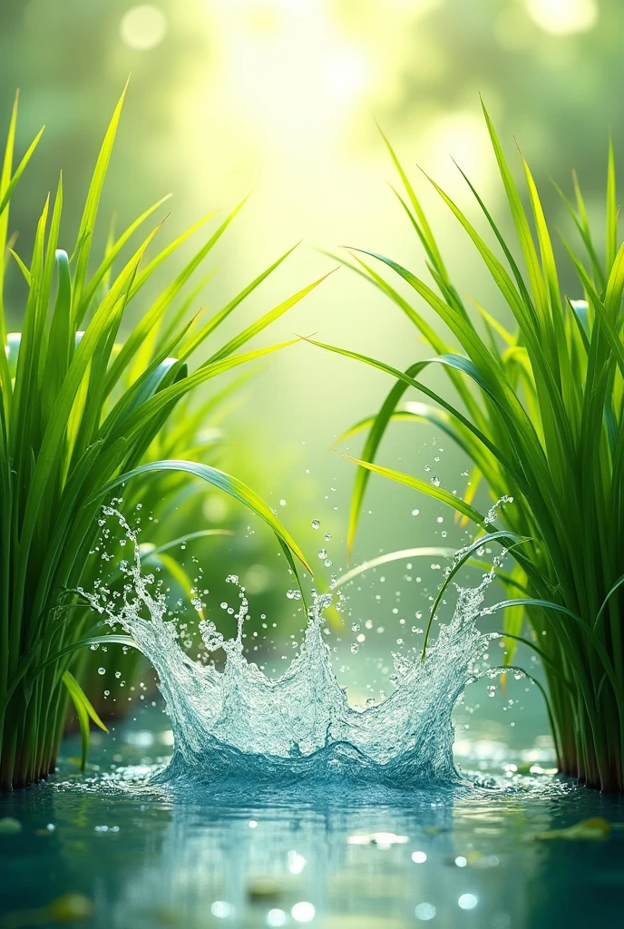 Lemon grass splash - SeaArt AI