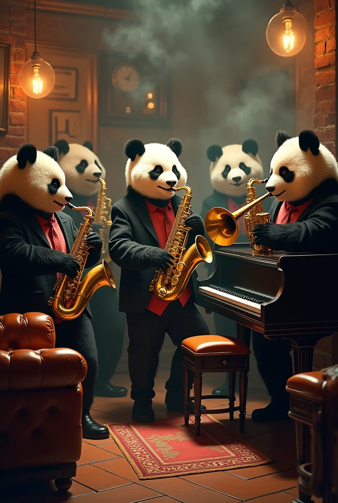 Create art with multiple pandas, be creative it's for an instagram ...