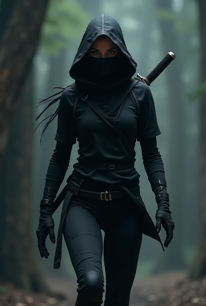 A female ninja - SeaArt AI