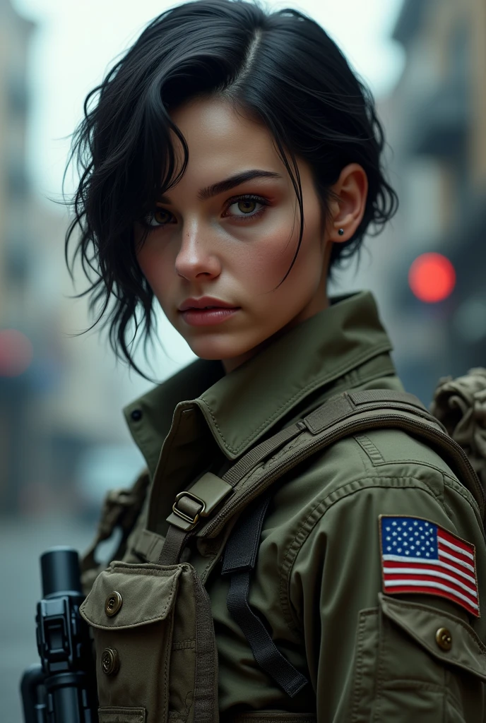 High quality, beautiful american soldier, Female version of Simon Ghost ...