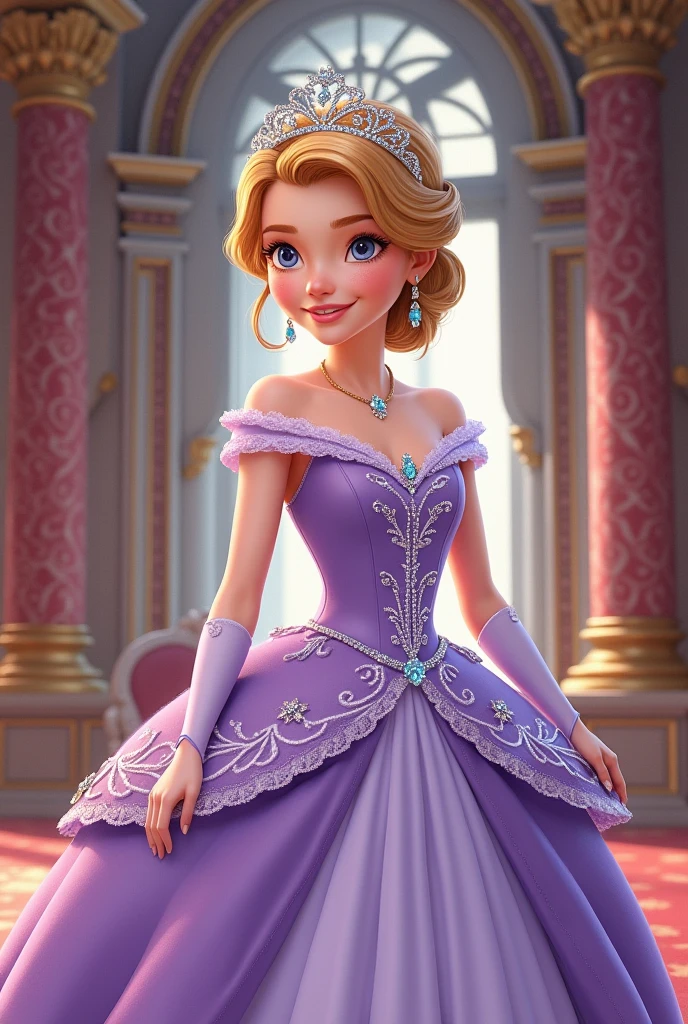 Draw Princess Amber from Disney's Sofia the First - SeaArt AI