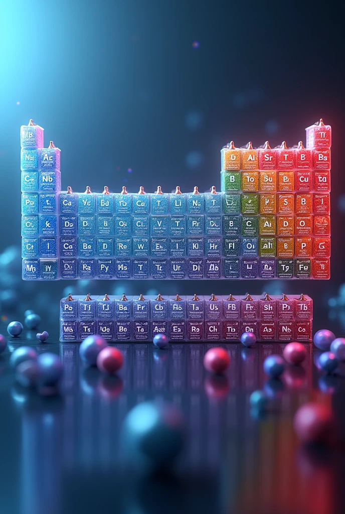 Background on inorganic chemistry where the periodic table of elements ...