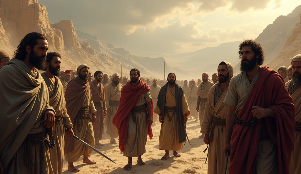 Description: A depiction of the dispersion of the Israelites throughout ...