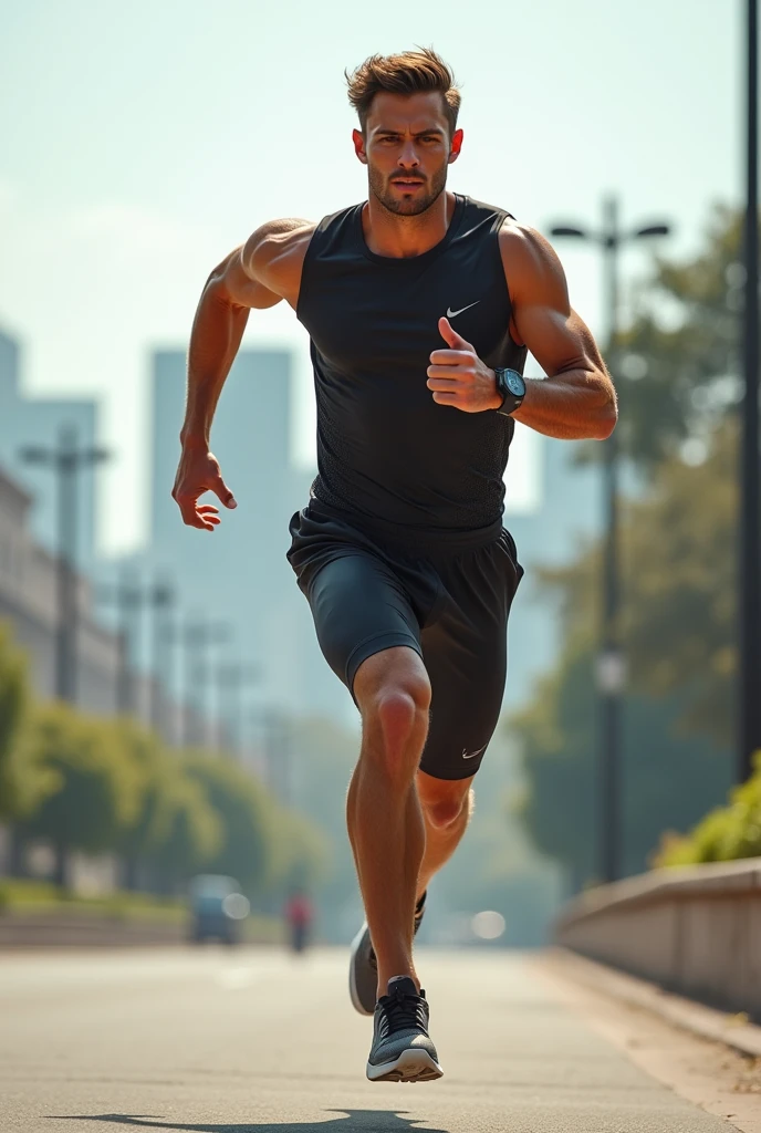 A man in running - SeaArt AI
