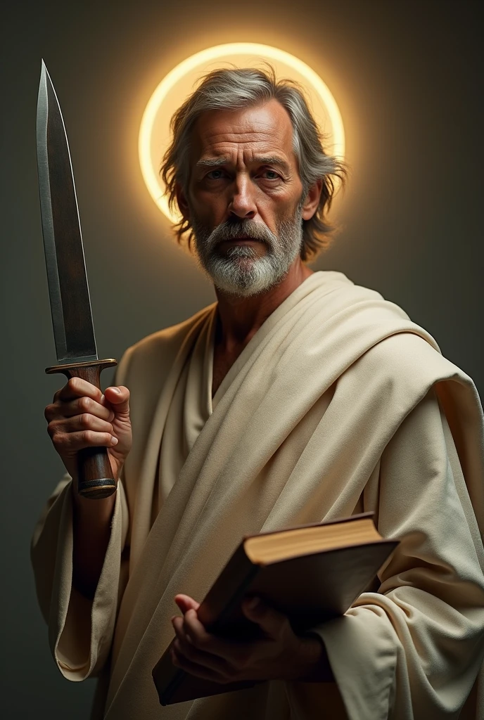 PICTURE REALISTIC, cinematic, high resolution of a holy man with a ...